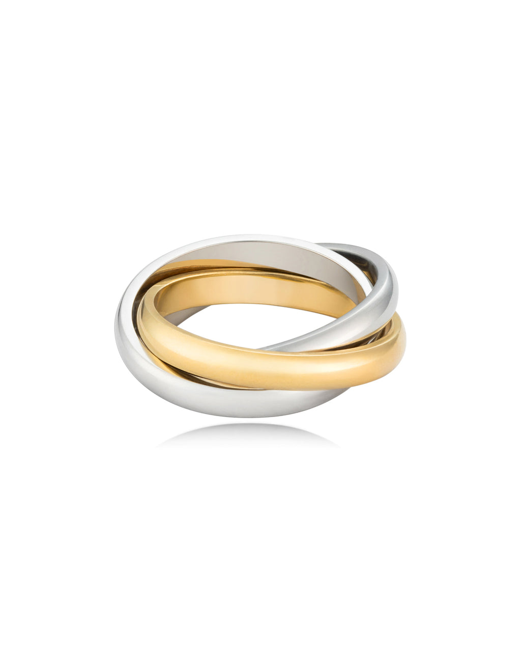Braided Ring in Two-tone – océane folk